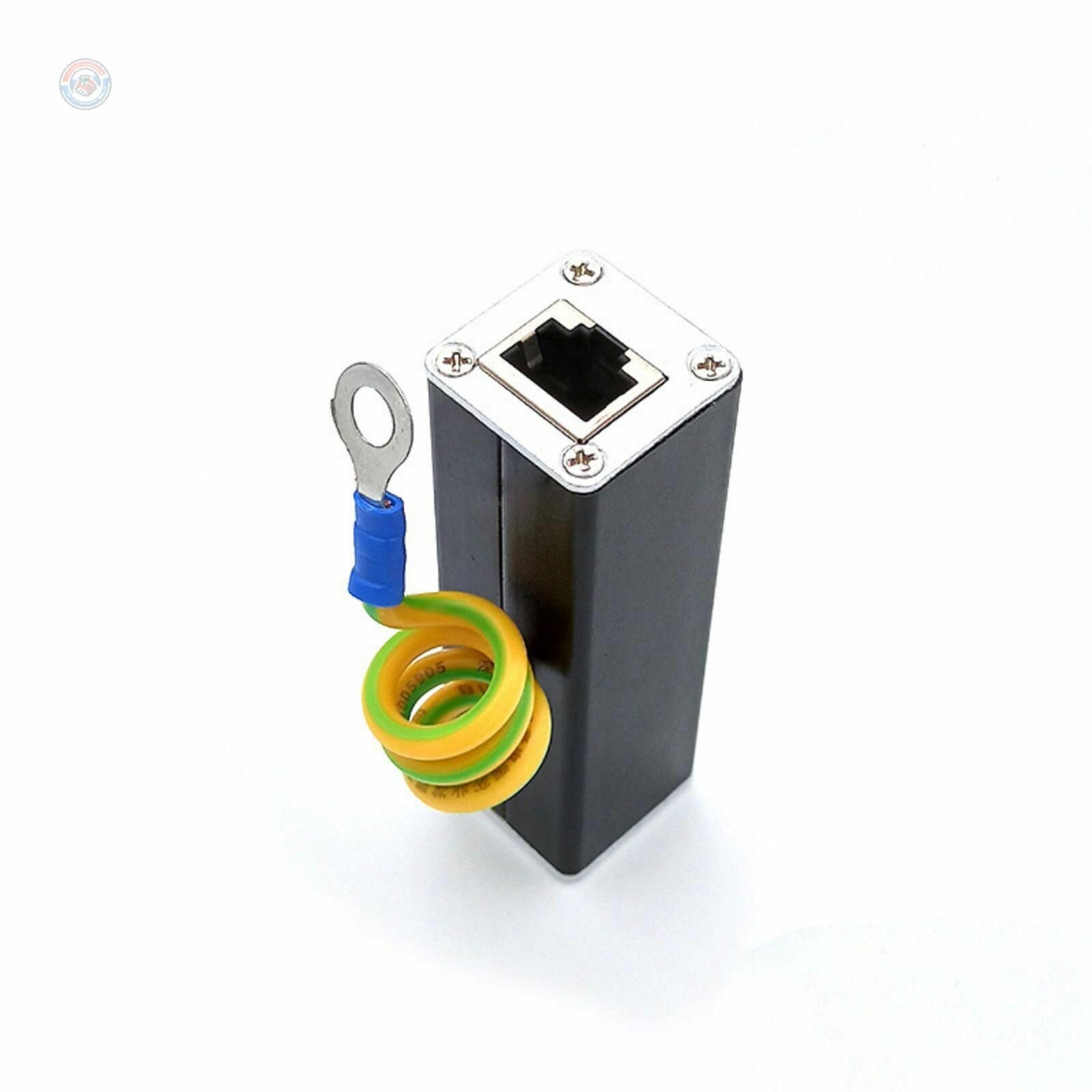 Комплект молниезащиты для камер и коммутаторов, гигабитный Ethernet Surge Protector RJ45, внутренний и уличный, защита 1000 Мбит/с, металлический корпус