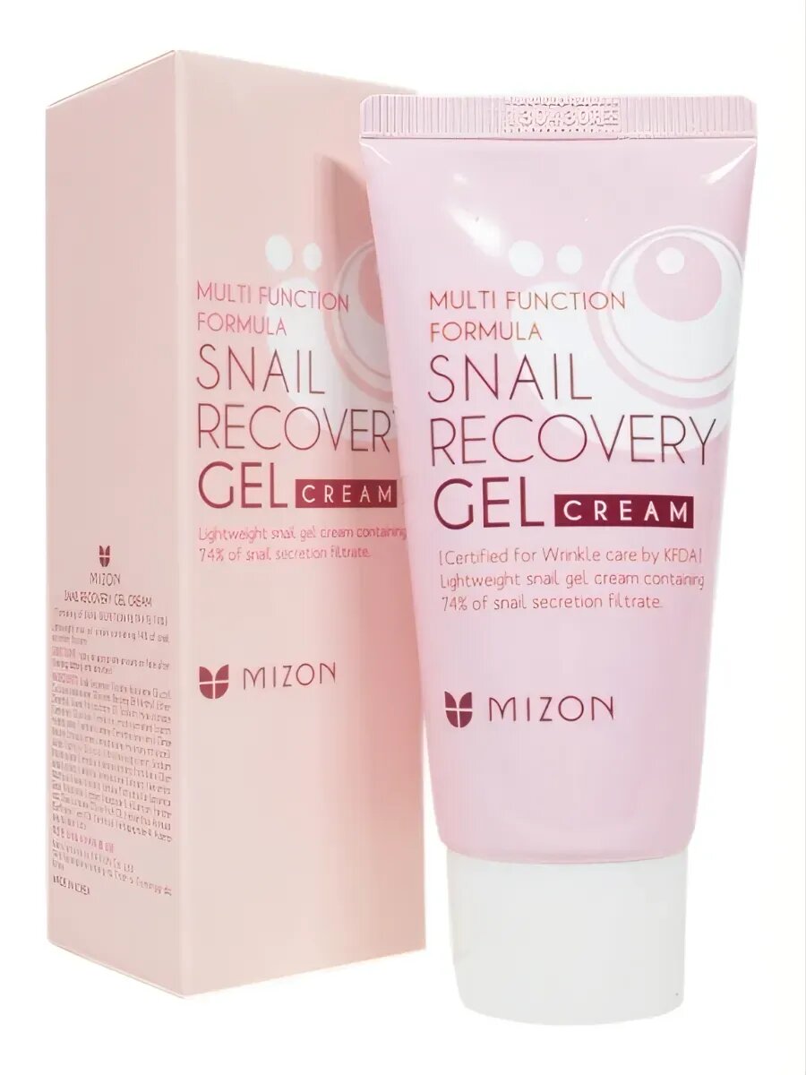 Крем-гель для лица Mizon Snail Snail Recovery Gel Cream с улиточным экстрактом 74%, 45 мл