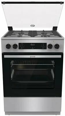 Плита Комбинированная Gorenje GKS6C72XF нержавеющая сталь