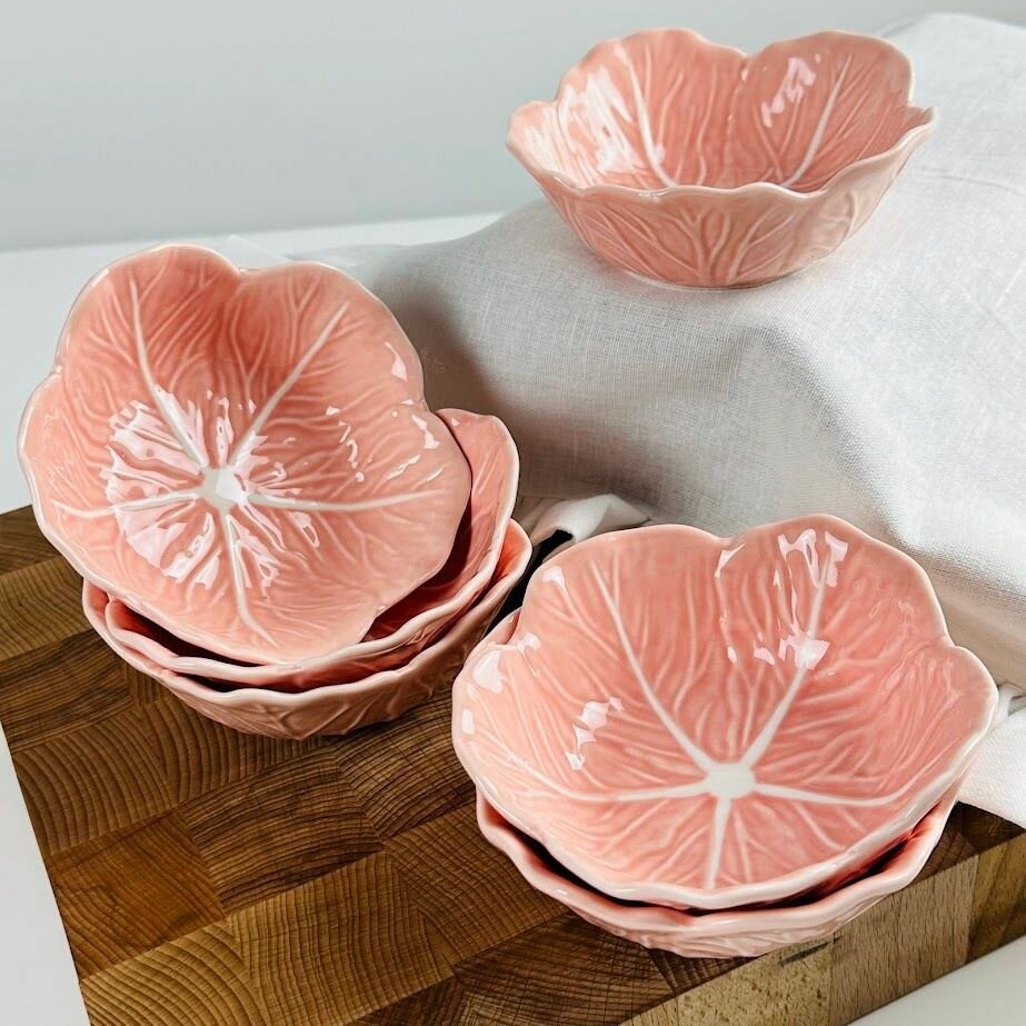 Набор из 6 салатников 12 см капуста