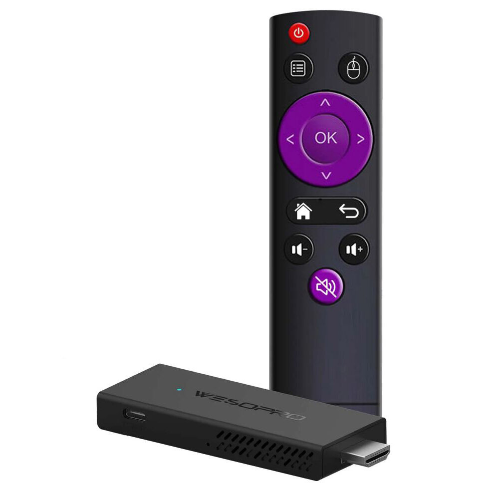 Android TV Stick G2 Lite Smart IPTV Dongle 1 ГБ ОЗУ 8 ГБ ПЗУ 2,4 ГГц 5,0 ГГц Wi-Fi 4K декодирование потокового медиа VS Fire Stick