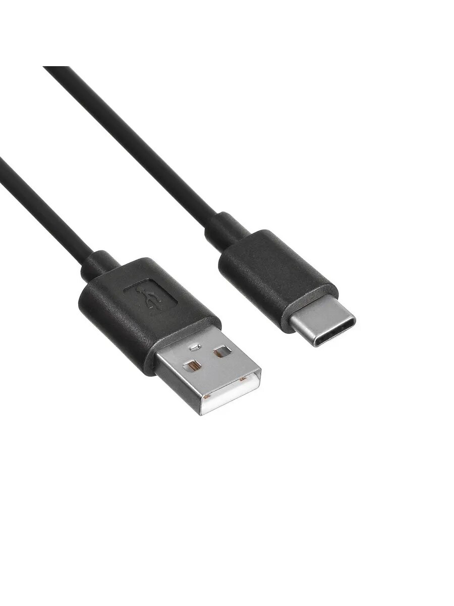 Кабель KP-USBAC-2A-2M USB (m)-USB Type-C (m) 2м черный