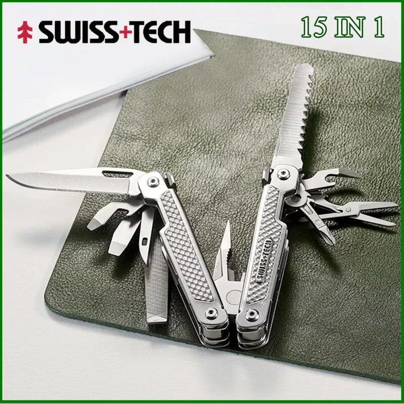 SWISS+TECH Многофункциональные плоскогубцы 15 в 1