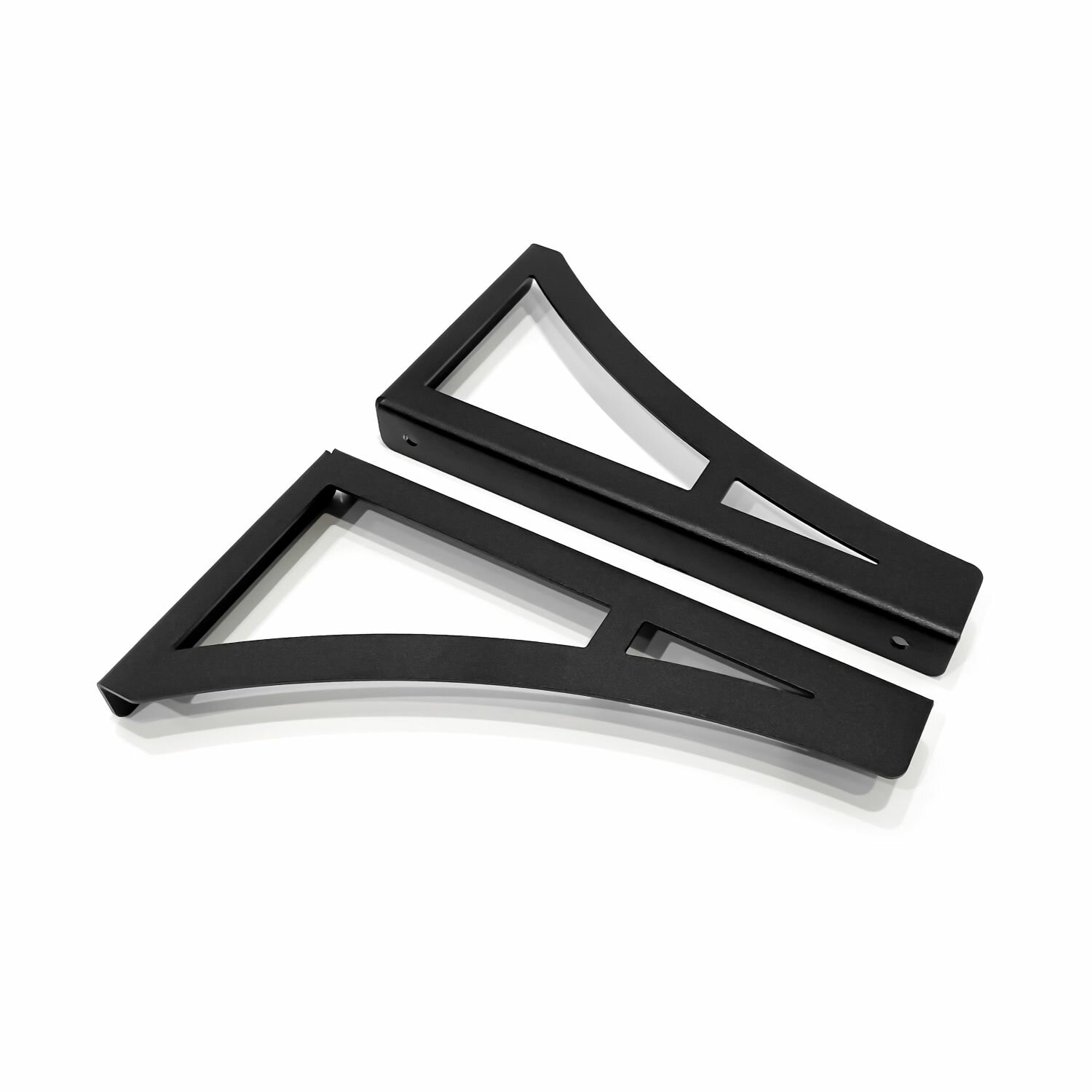 BERGEN Кронштейны для полки 200 мм, черные