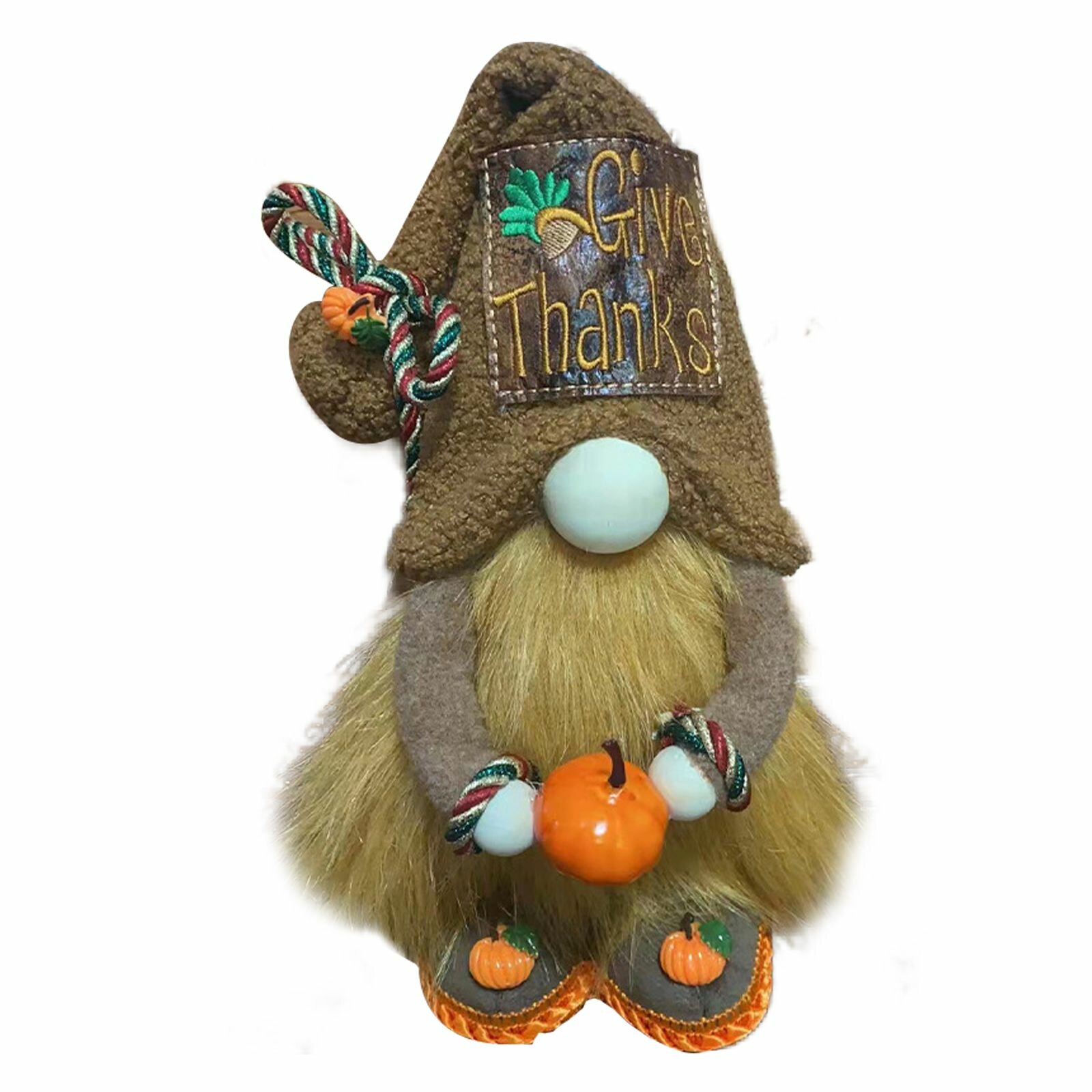 Праздничные плюшевые украшения в виде гнома, белый ангел, милый мягкий домашний декор на Рождество, День Благодарения