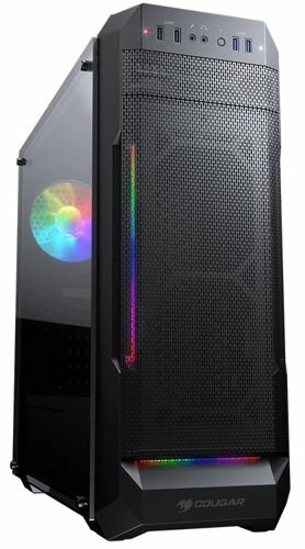 Компьютерный корпус Cougar MX331 Mesh-G (385NC20.0002) черный - Mid Tower, Micro ATX, Mini ITX, Stаndard ATХ, USB 2.0 Tуpe A, USB 3.2 Gen1 Tуpe A