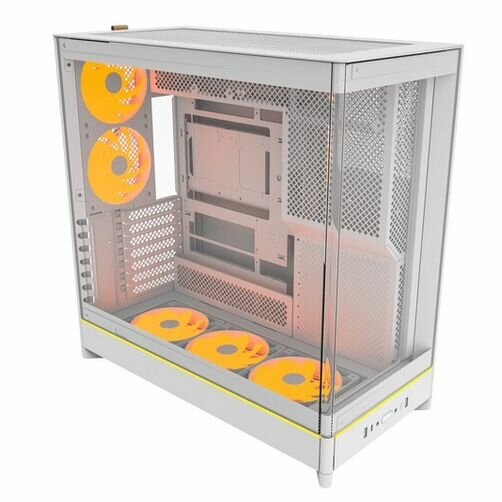 Компьютерный корпус Montech HS02 PRO (HS02 PRO (W)) белый - Mid Tower, Micro-ATX, Mini-ITX, Standard-ATX, USB 3.2 Gen 1 Type-C