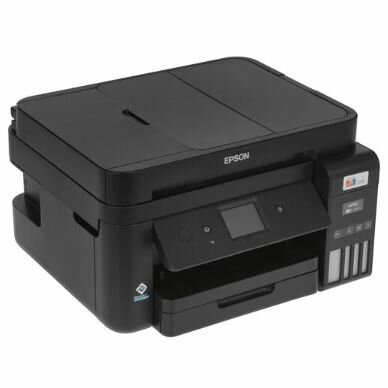 МФУ струйное Epson EcoTank L6290 (C11CJ60404) черный - цветной, A4, 4800x1200 dpi, ч/б - 9 стр/мин (A4), RJ-45, USB Type-A, Wi-Fi