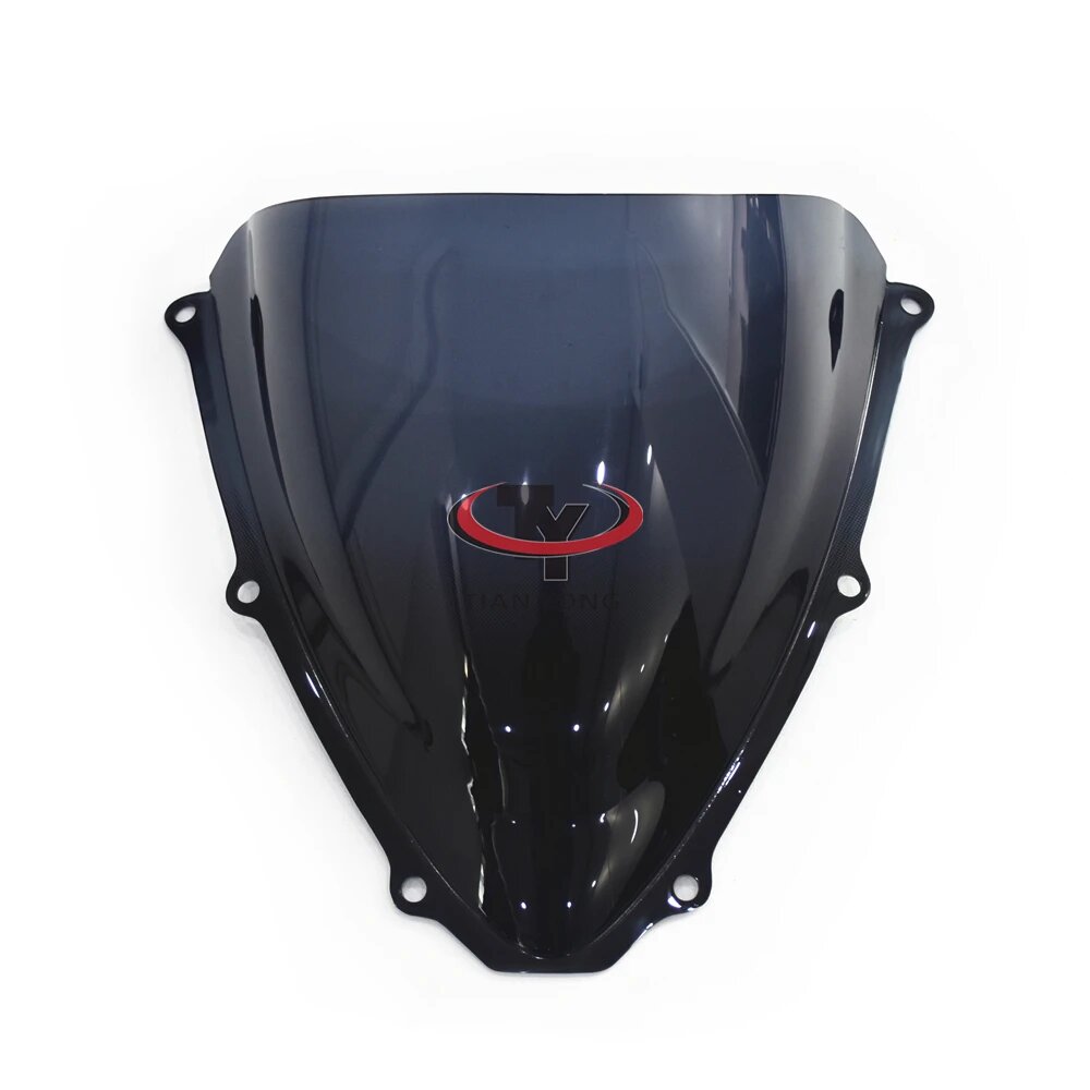 Дымчатый черный акриловый козырек, лобовое стекло мотоцикла для Suzuki GSXR600 GSXR750 K6 K7 2006 2007, ветрозащитный дефлектор, ветровое стекло, Черный