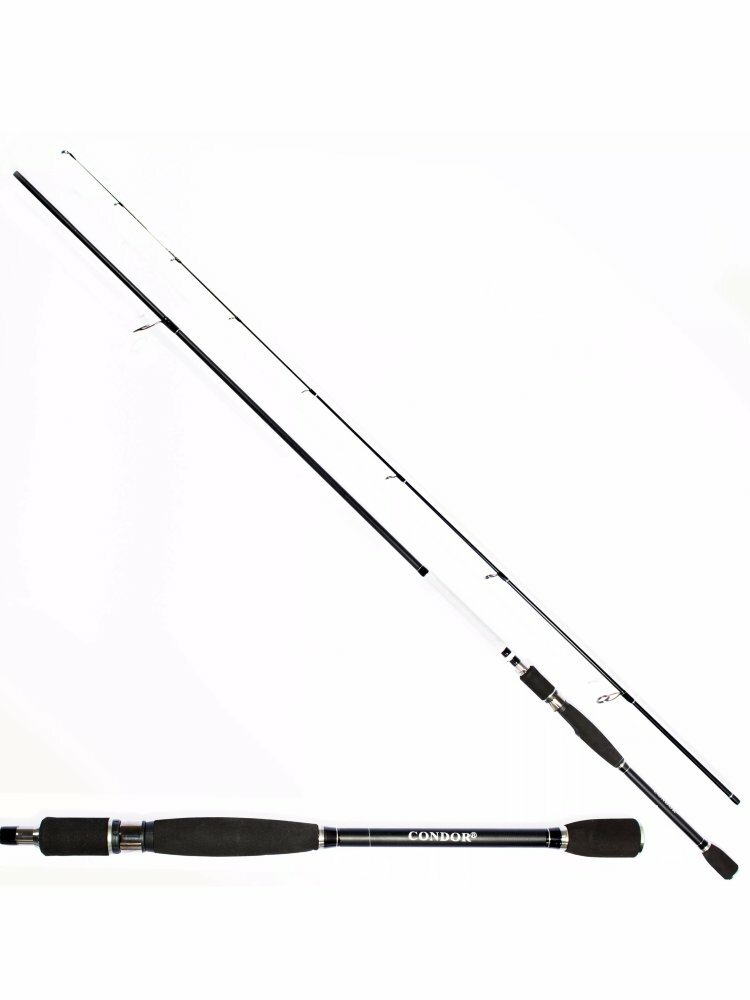 Спиннинг Condor Black Point длина 2,48 м, тест 15-50 гр, carbon IM-8, штекер