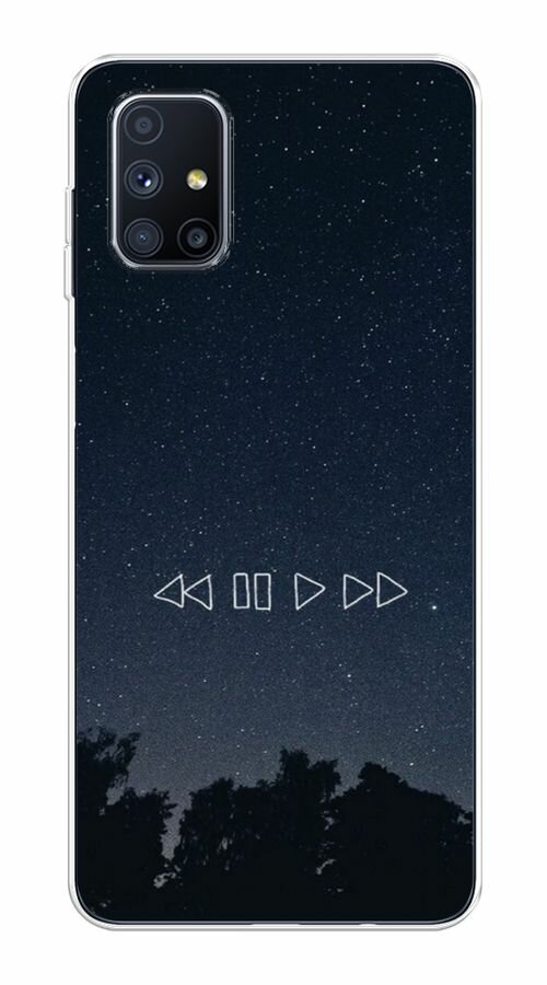 Чехол на Samsung Galaxy M51 / Самсунг Галакси М51 с принтом "Космическая музыка"