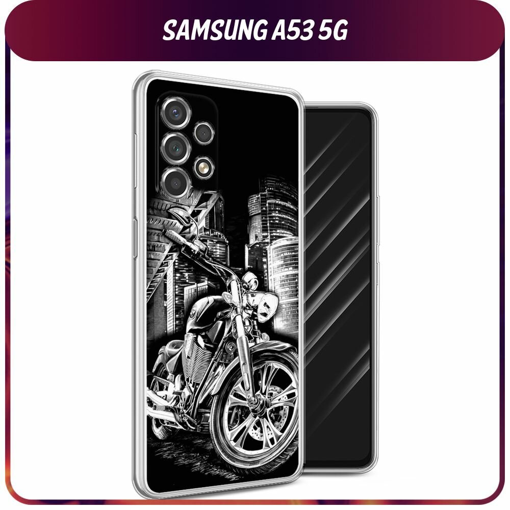 Чехол на Samsung Galaxy A53 / Самсунг Галакси А53 с принтом "Крутой байк"