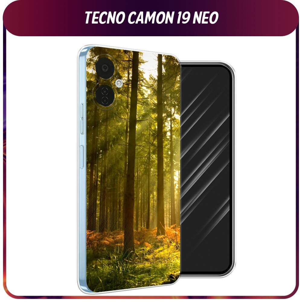 Чехол на Tecno Camon 19 Neo / Техно Камон 19 Нео с принтом "Лес 7"