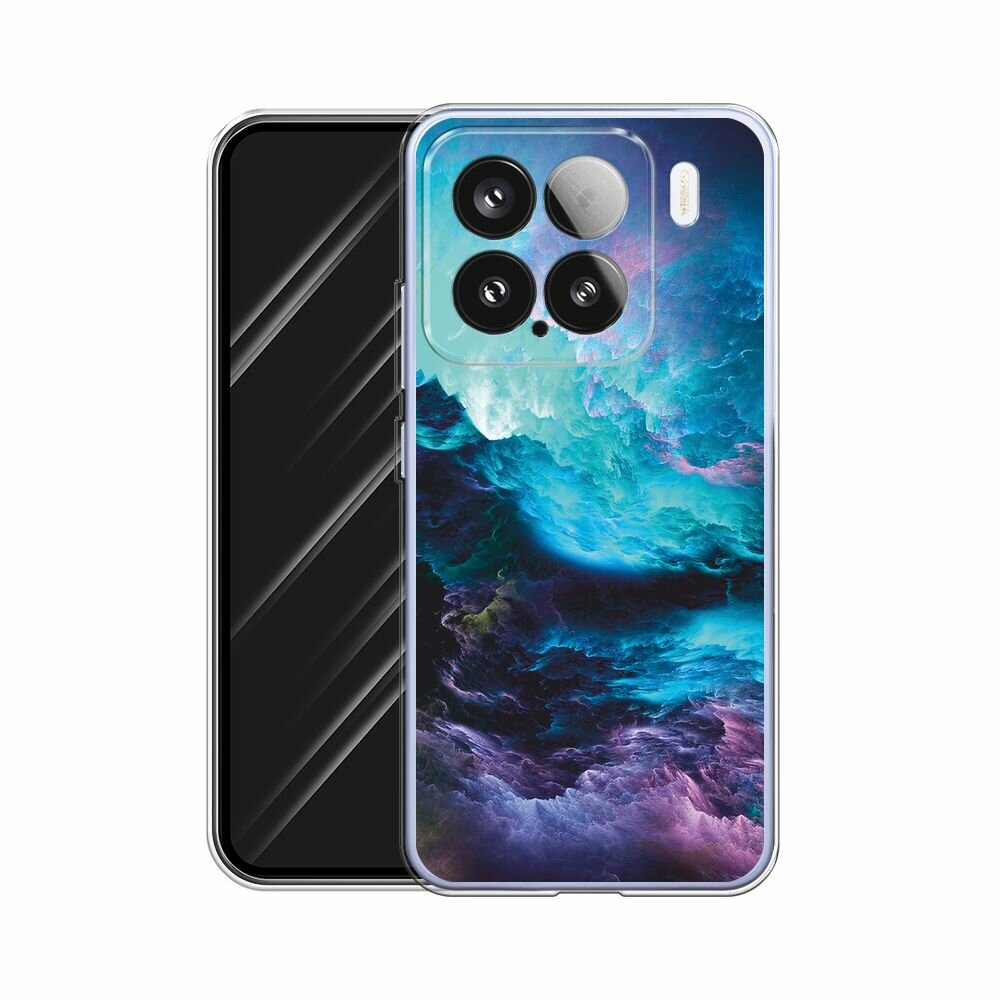 Силиконовый чехол на Xiaomi 15 / Сяоми 15 с принтом "Бирюзовое небо" — фото 1
