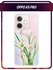 Чехол на Oppo A5 Pro / Оппо А5 Про с принтом "White lily", прозрачный