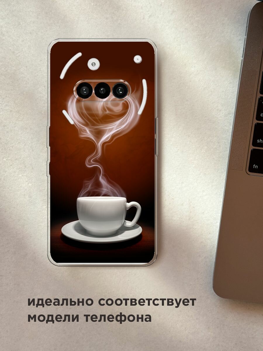 Чехол на Nothing Phone 3a / Нотинг Фон 3а с принтом "Кофейная любовь" — фото 1