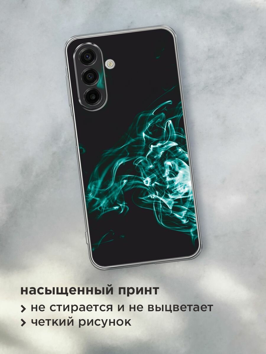 Силиконовый чехол на Samsung Galaxy A17/A18 / Самсунг А17/А18 с принтом Дым — фото 1