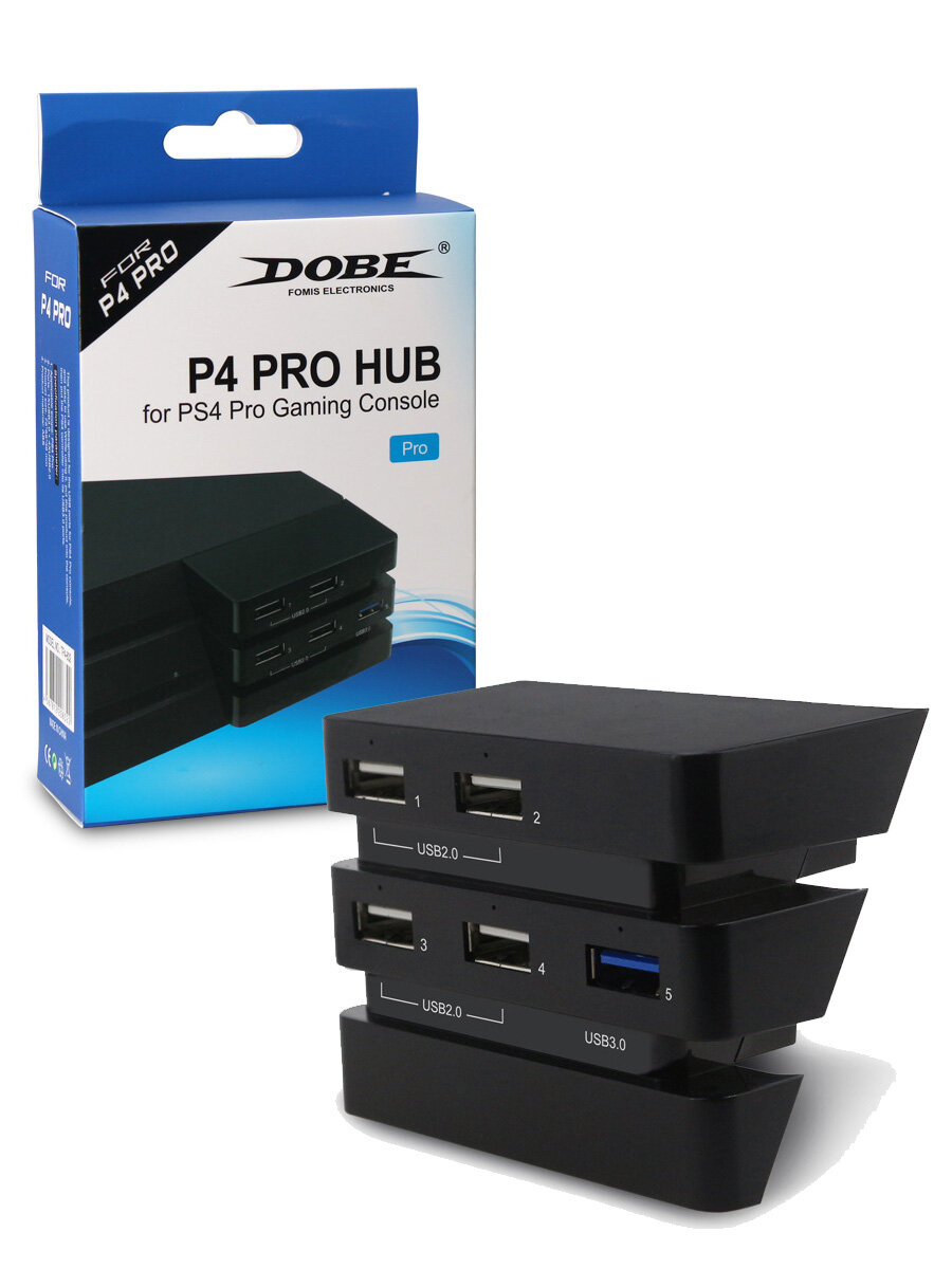 Разветвитель USB Hub для консоли PlayStation 4 PRO (Dobe TP4-832)