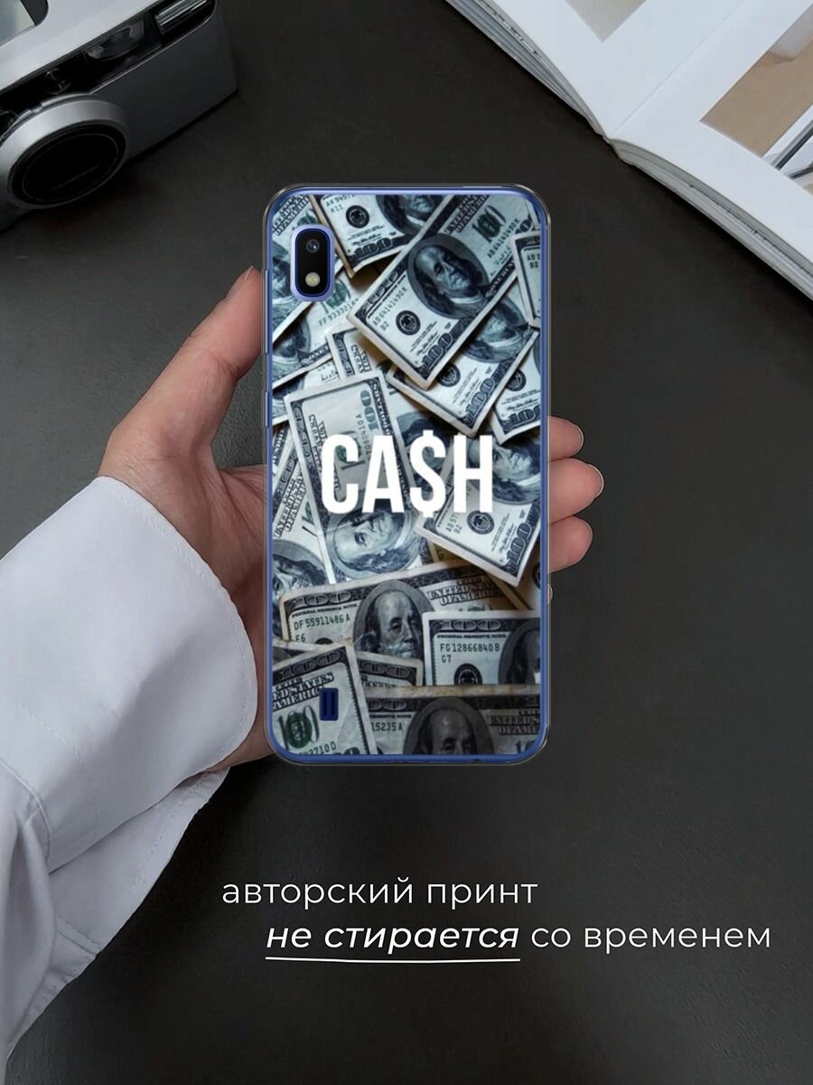 Чехол на Samsung Galaxy A10 / Самсунг Галакси А10 с принтом "Cash" — фото 1