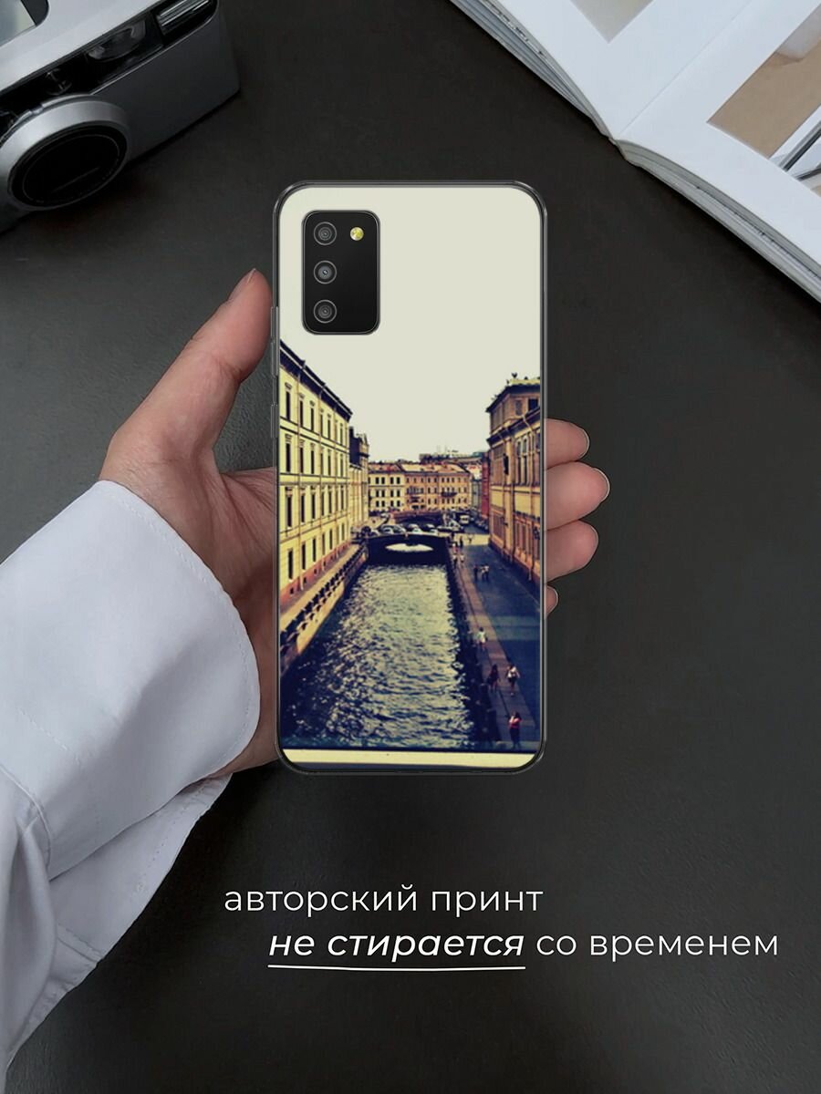 Чехол на Samsung Galaxy A02s / Самсунг Галакси A02s с принтом "Санкт-Петербург" — фото 1