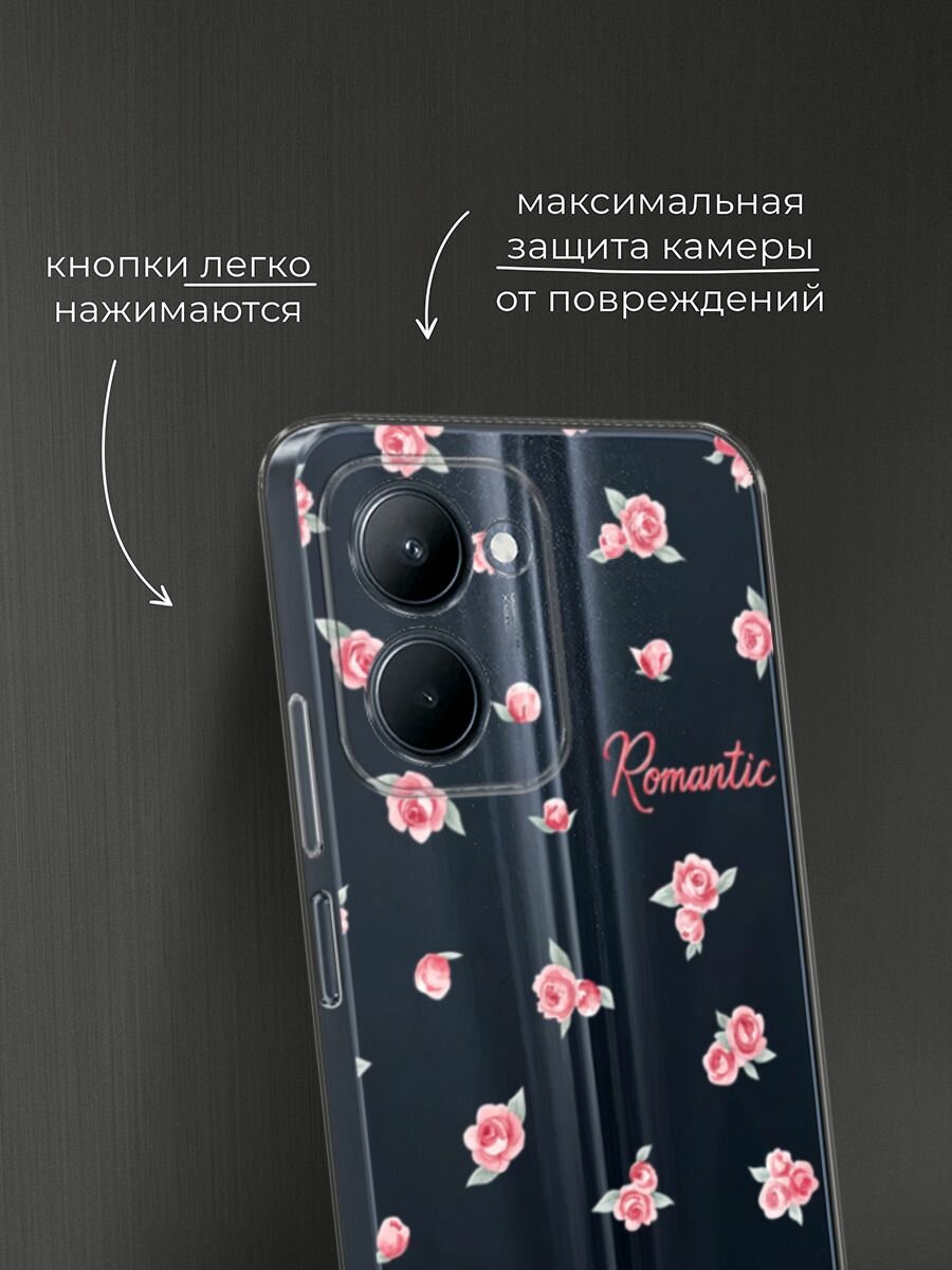 Чехол на Realme C33 / Реалми С33 с принтом "Romantic 3" — фото 1