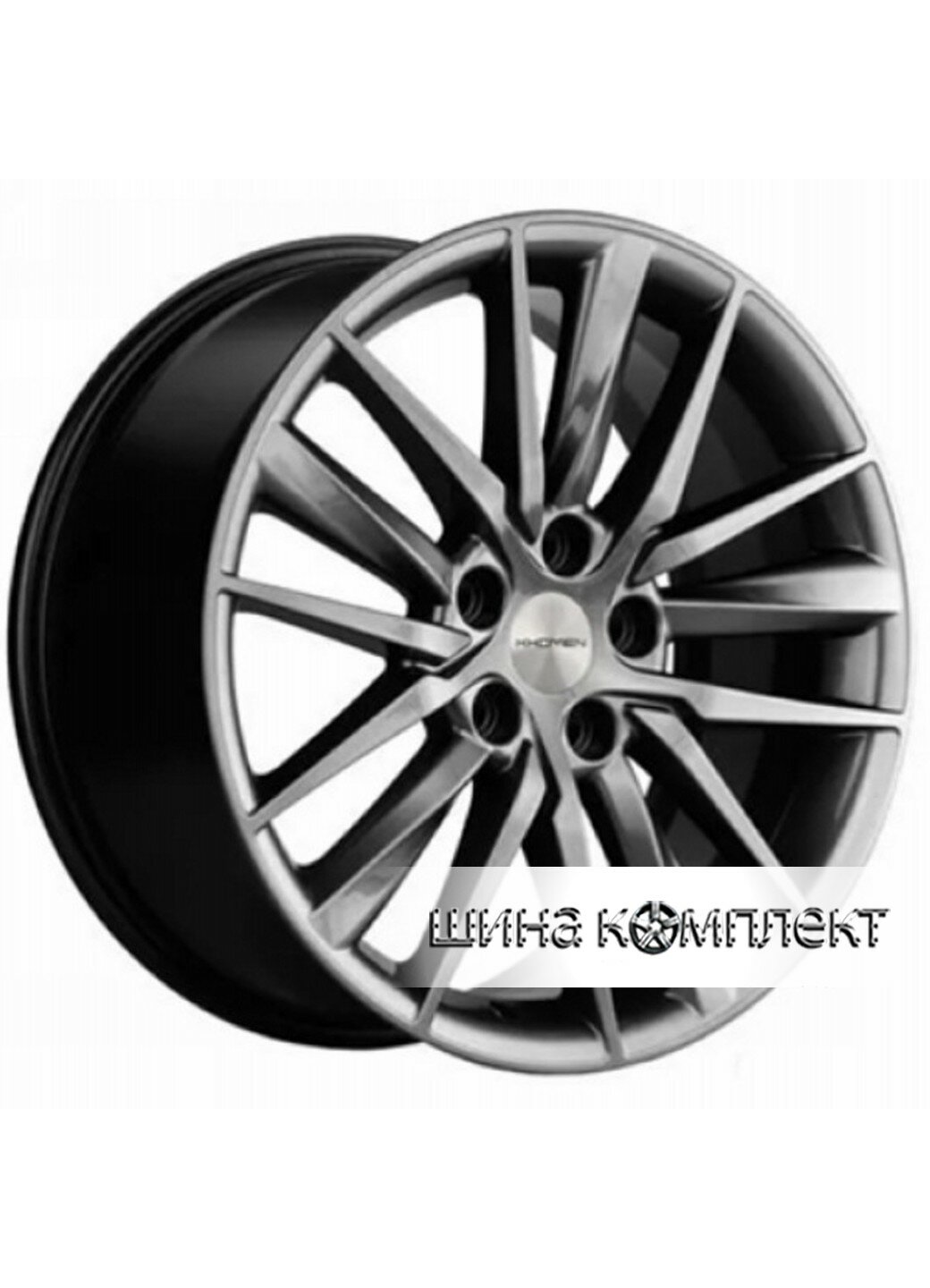 Колесный диск Khomen Wheels KHW1807 8x18 5x108 ET47 60,1 Gray литой для автомобиля