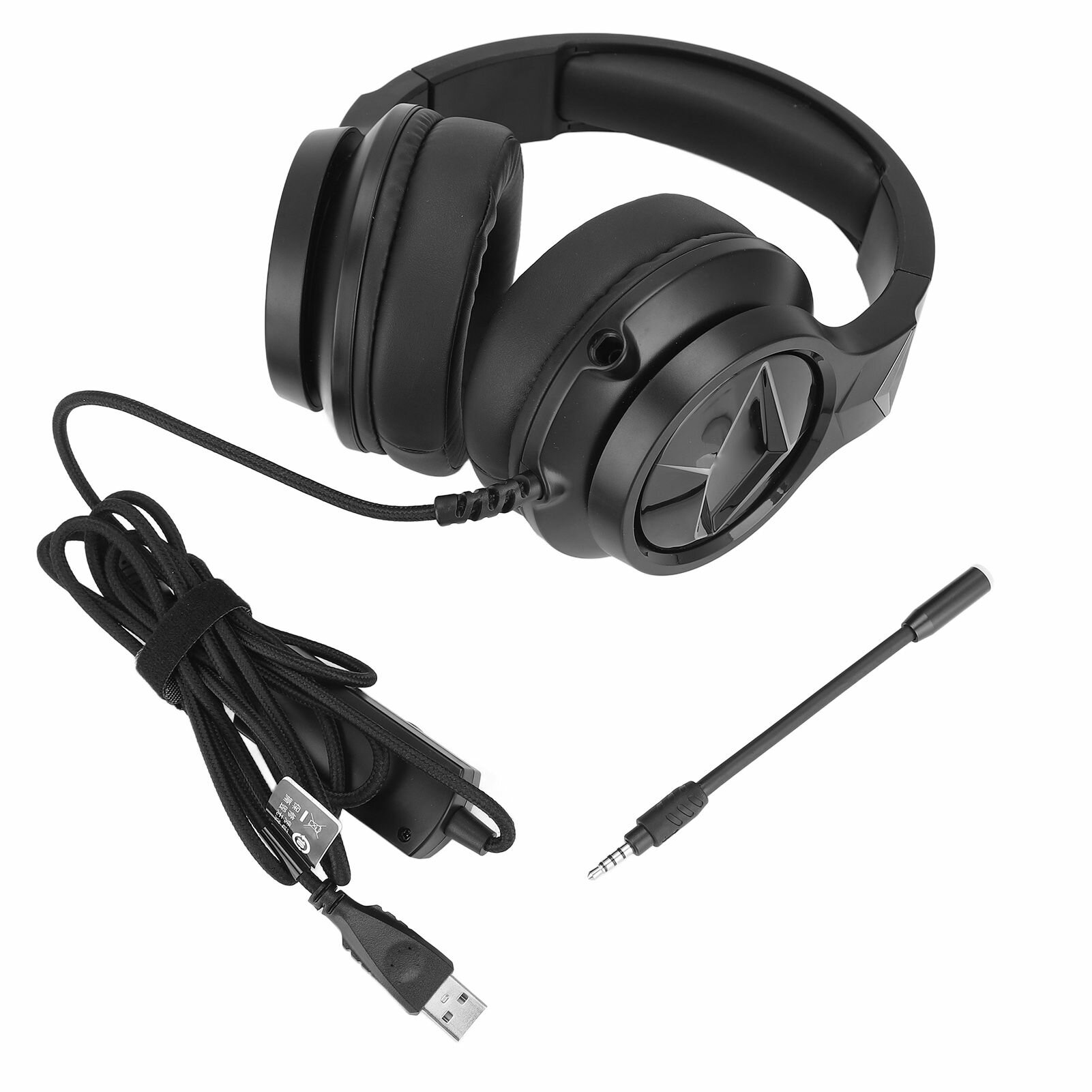 Игровая гарнитура TAIDU 7.1 с микрофоном, амбушюрами и RGBподсветкой для ПК/ноутбука