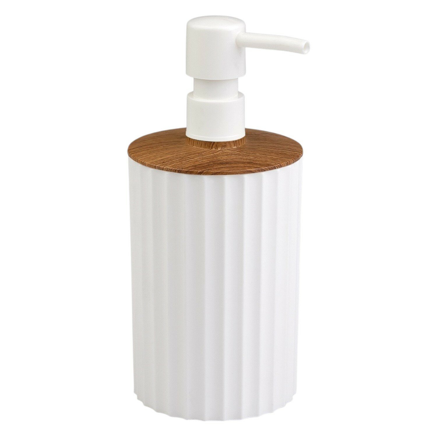 Land FX-481-1 диспенсер белый для мыла и геля рук настенный и настольный для офиса