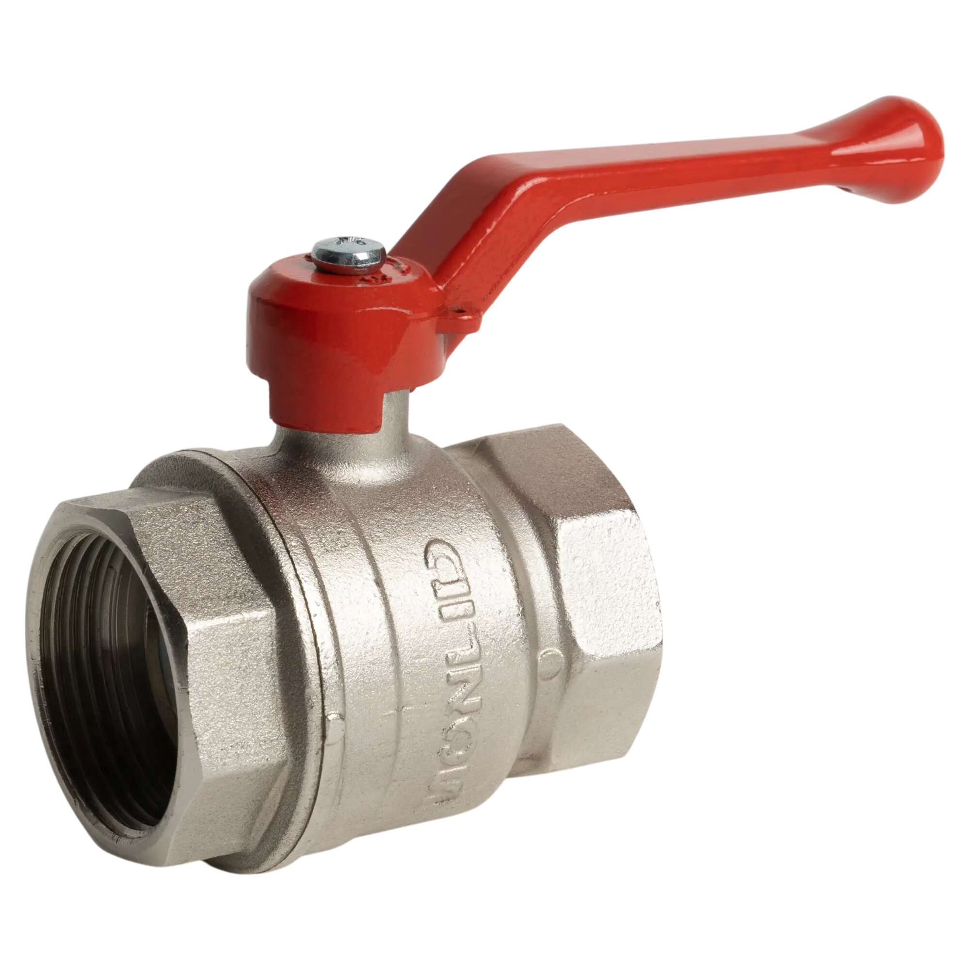 MONLID кран шаровой прямой латунь DN29 PN40 1 1/4" ВР рычаг ручной управления