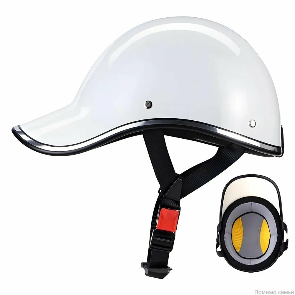 Каскетка "Комфорт" серая анатомическая мужская женская / Каска строительная для защиты головы