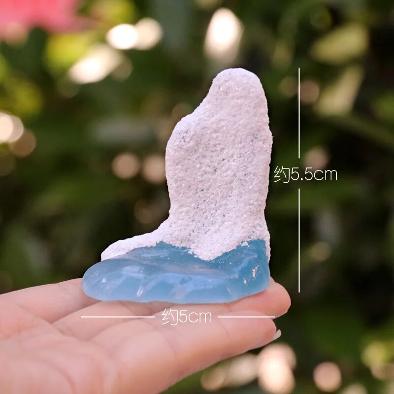 Миниатюрная фигурка айсберга BAIUFOR для детей, миниатюрная фигурка зимы, подарок на день рождения, украшение для дома