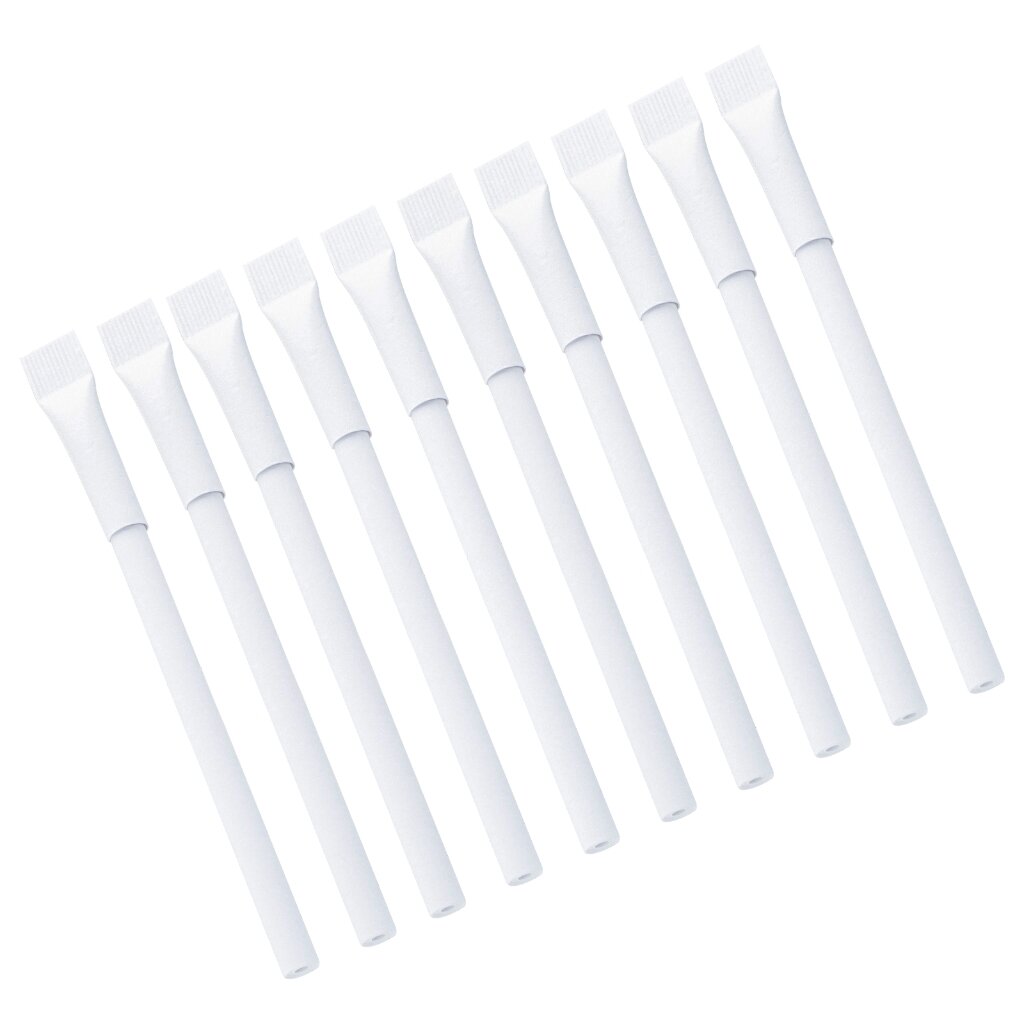 10шт Пригодная Для Вторичной Переработки Шариковая Ручка Бумажные Шариковые Ручки Пригодная Для Вторичной переработки Шариковая Ручка 1,0 мм