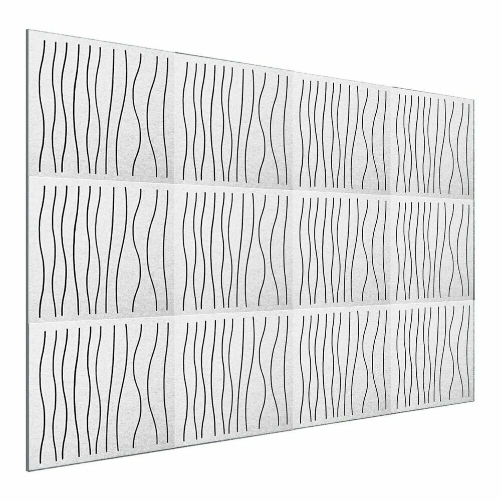 12 шт. Перфорированный акустический Звукопоглощающая пластина 30x30x0.9cm