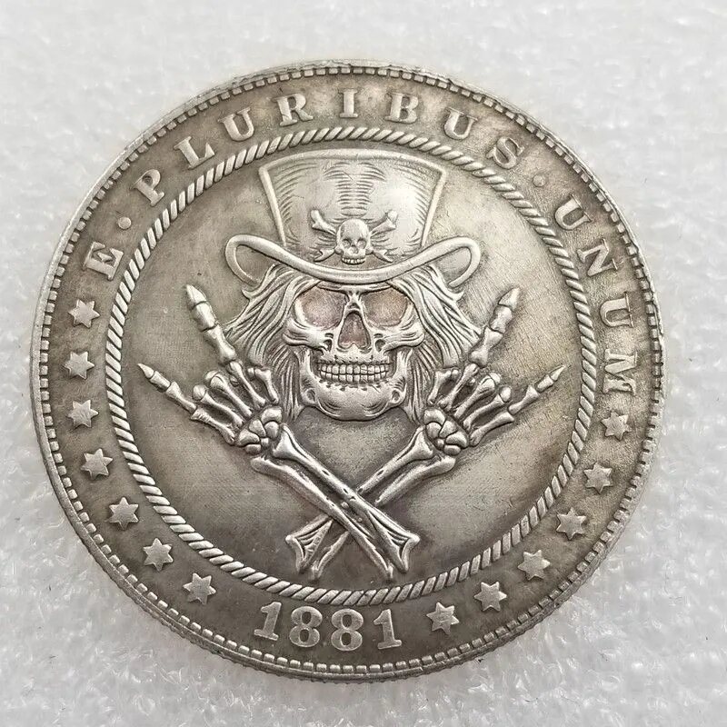 Монета America 1881 Wanderer One Dollars (В шляпе)