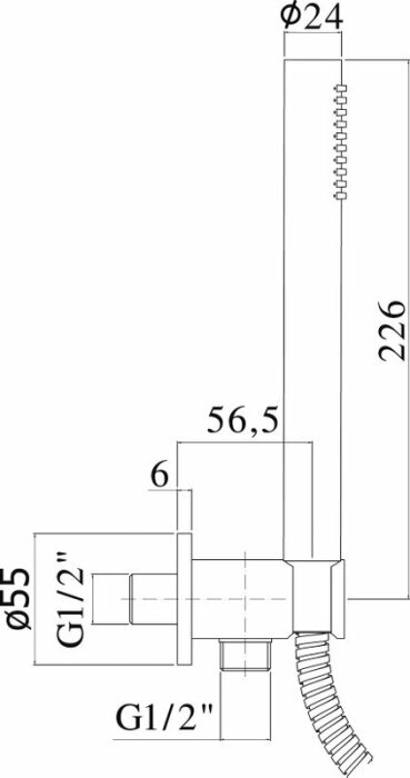 Душевой гарнитур Paffoni Master ZDUP094ST, хром