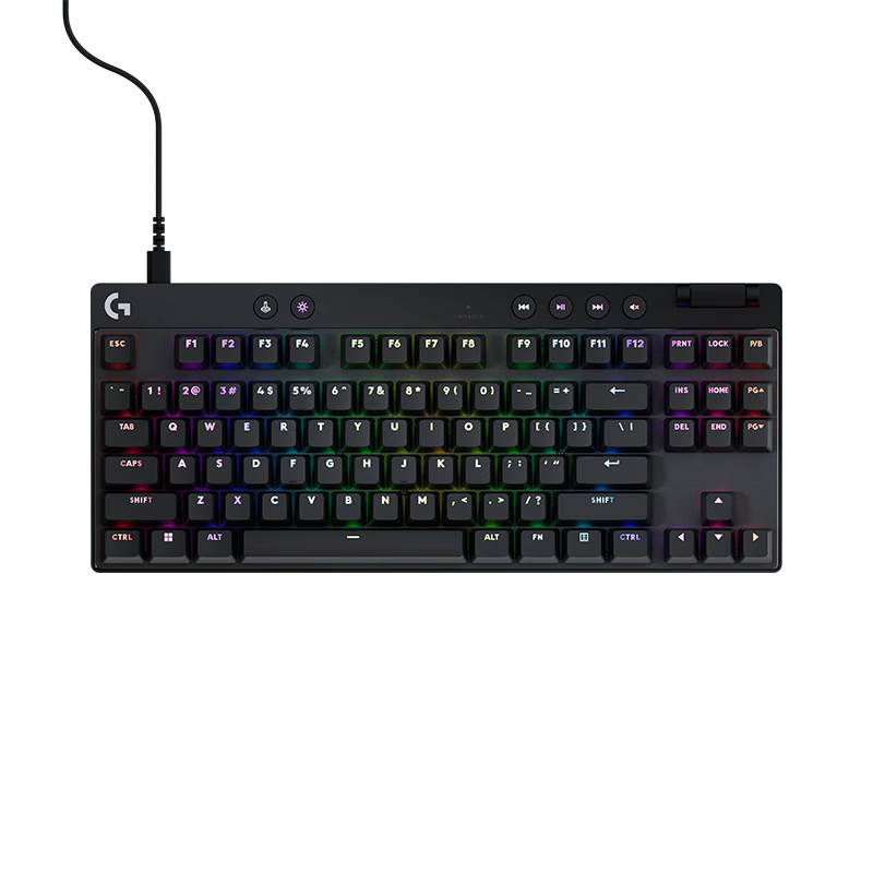 Игровая клавиатура Logitech (G) PRO X TKL Black, FPS/Valorant/Warzone, RT Quick Trigger