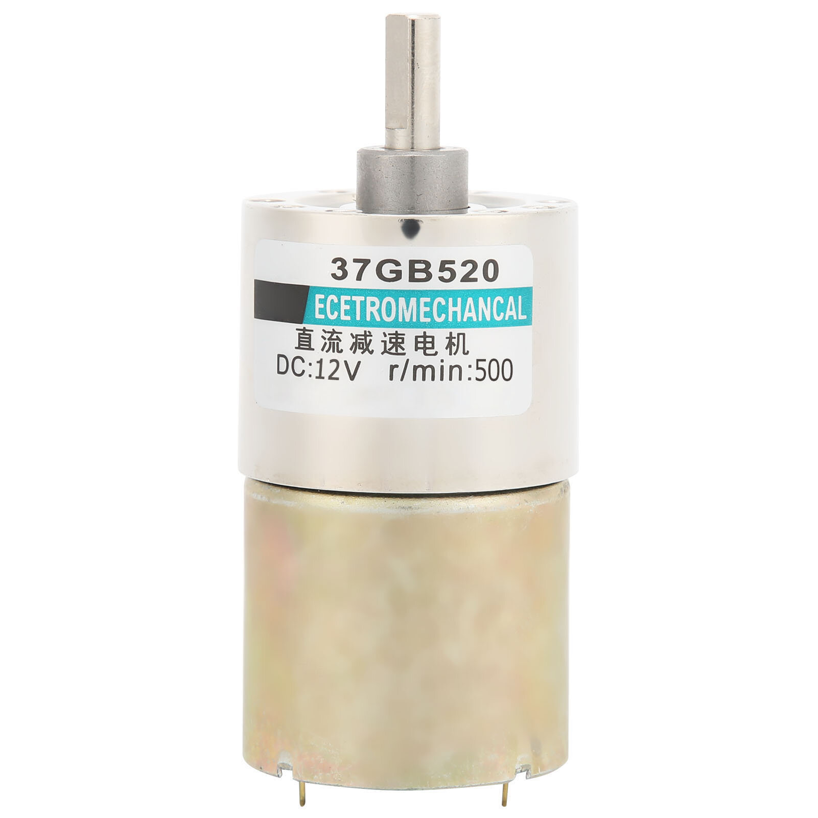 Редукторный двигатель микроскорости с регулировкой cw ccw dc12v для станка чпу xd-37gb520 500 об мин