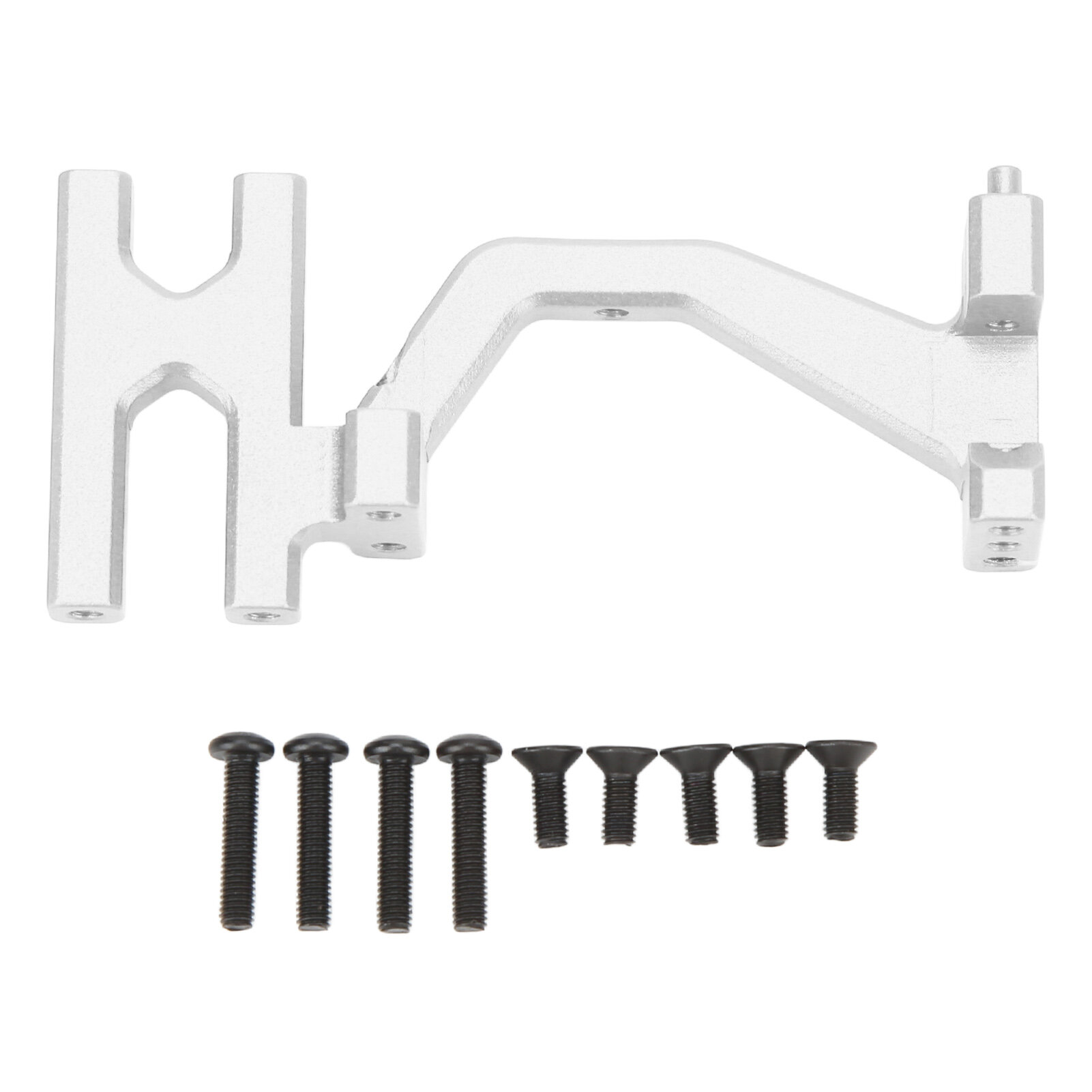 Крепление сервопривода рулевого управления, износостойкий легкий кронштейн сервопривода из алюминиевого сплава для замены, серебристый