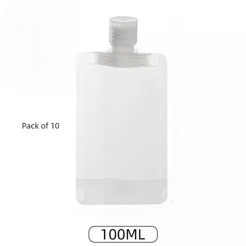 Одноразовый дорожный многоразовый пакет, пакет для лосьона, косметика для ухода за кожей, шампунь и гель для душа,