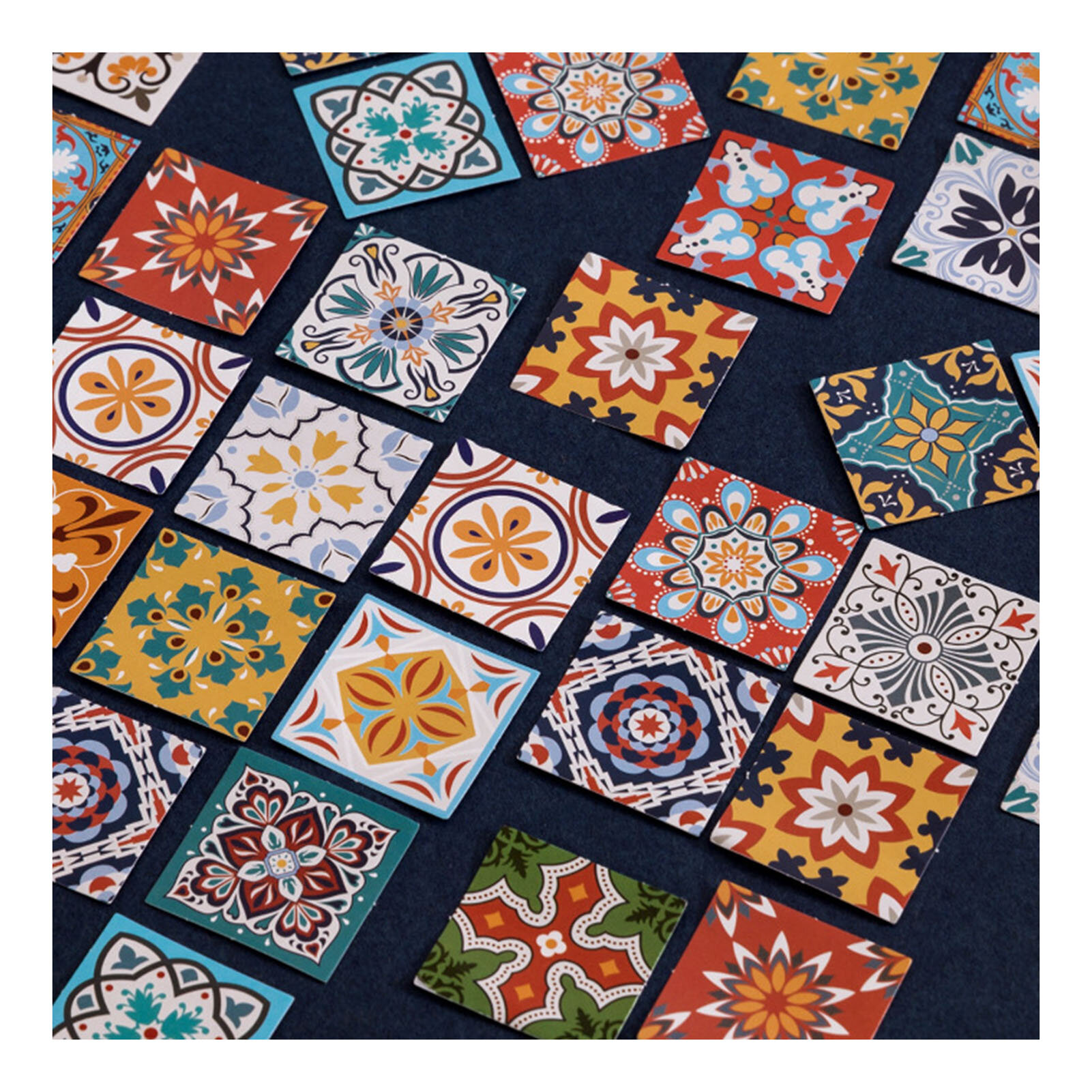 46 винтажных наклеек с цветочным и кирпичным узором для экзотических страниц, блокнотов и журналов, декоративные наклейки для самостоятельного изготовления.