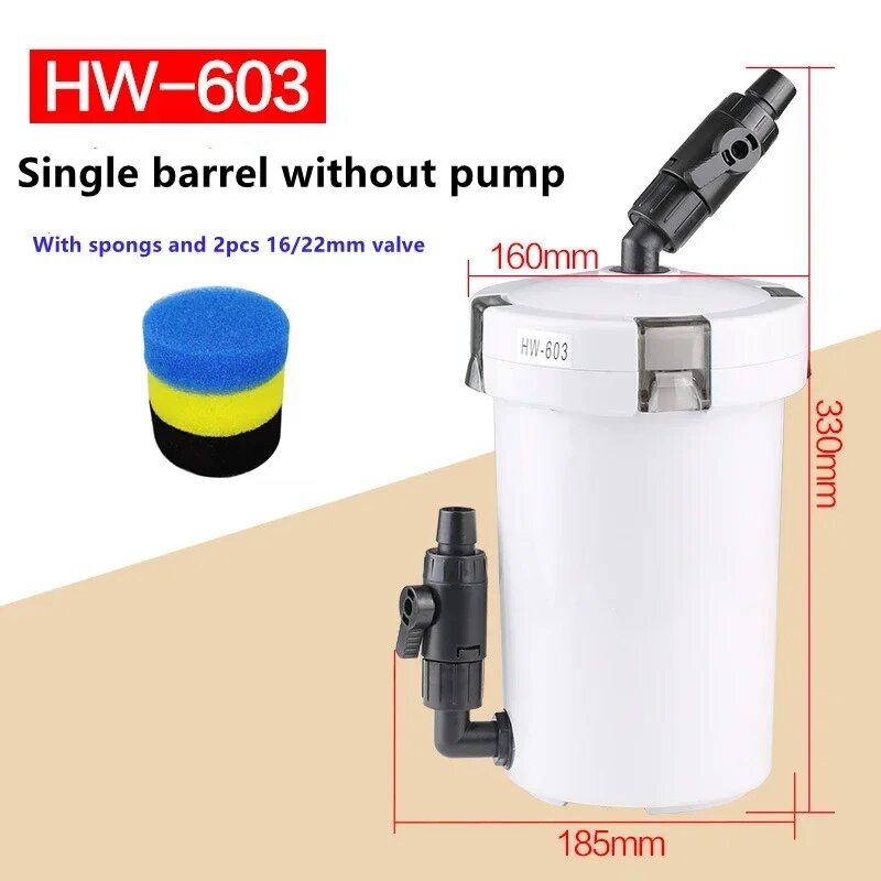 Внешний фильтр Sunsun HW-602 / HW-603 / HW-602B / HW-603B, HW-603 No pump, S