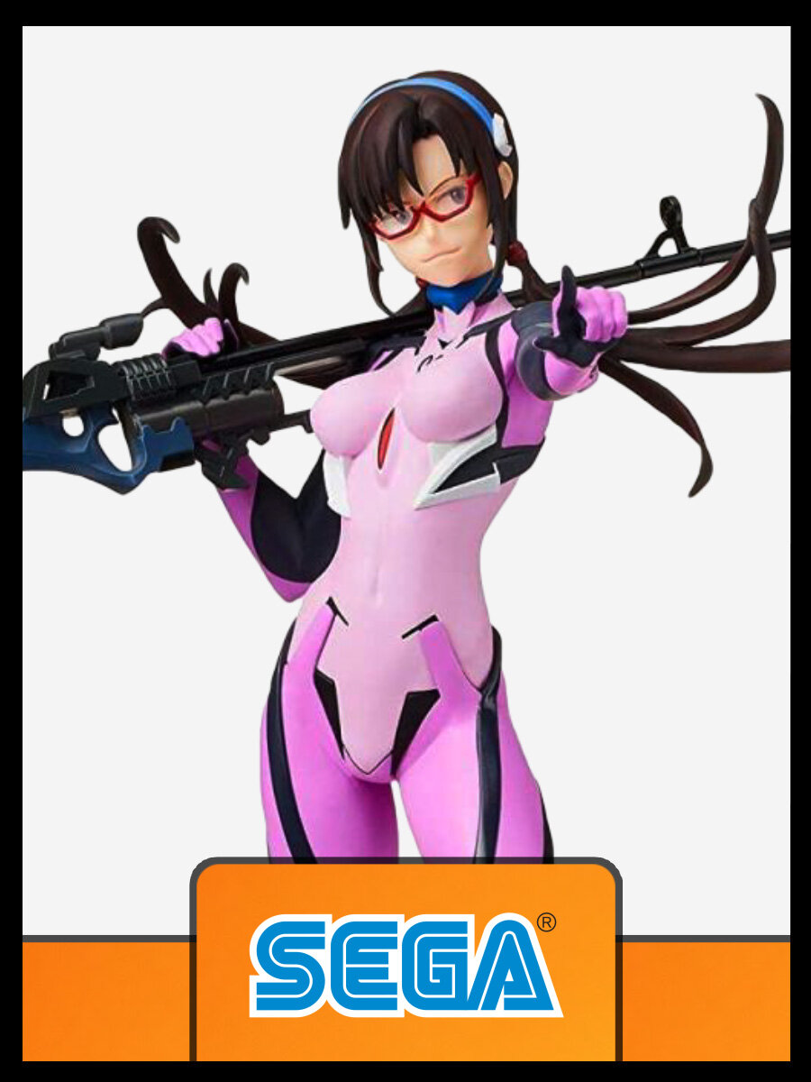 Оригинальная фигурка Mari Illustrious Makinami от Sega из аниме Evangelion / Мари Макинами «Евангелион» 23 см