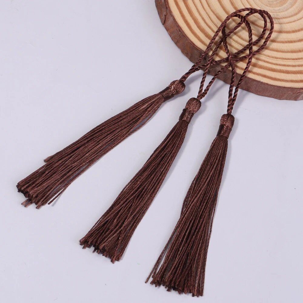30шт кисточек полиэстеровых deep brown