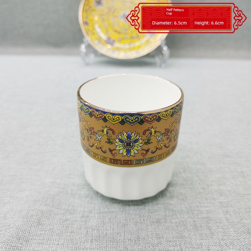 Эмалированная фарфоровая миска, набор китайской посуды, бытовая посуда Цзиндэчжэнь, миска из костяного фарфора, миска