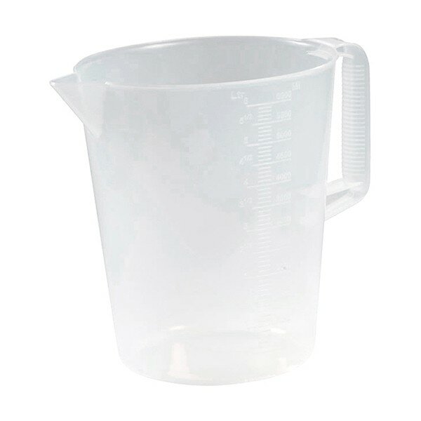 Стакан мерный с ручкой, пластик, 6 л, полупрозрачный, 1 шт. (Martellato)