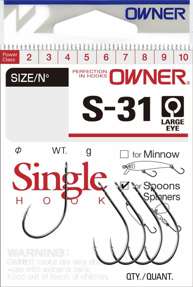 OWNER Крючок S-31 BC №2 5шт