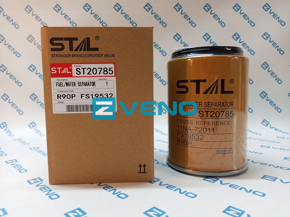 Фильтр топливный STAL ST20785, для Hyundai John Deere, MAN, Scania, Volvo, DAF, Liebherr