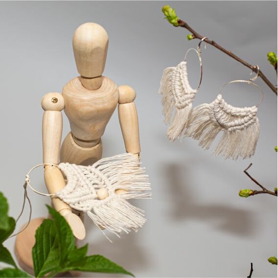 Набор для творчества. Бохо украшение в технике макраме