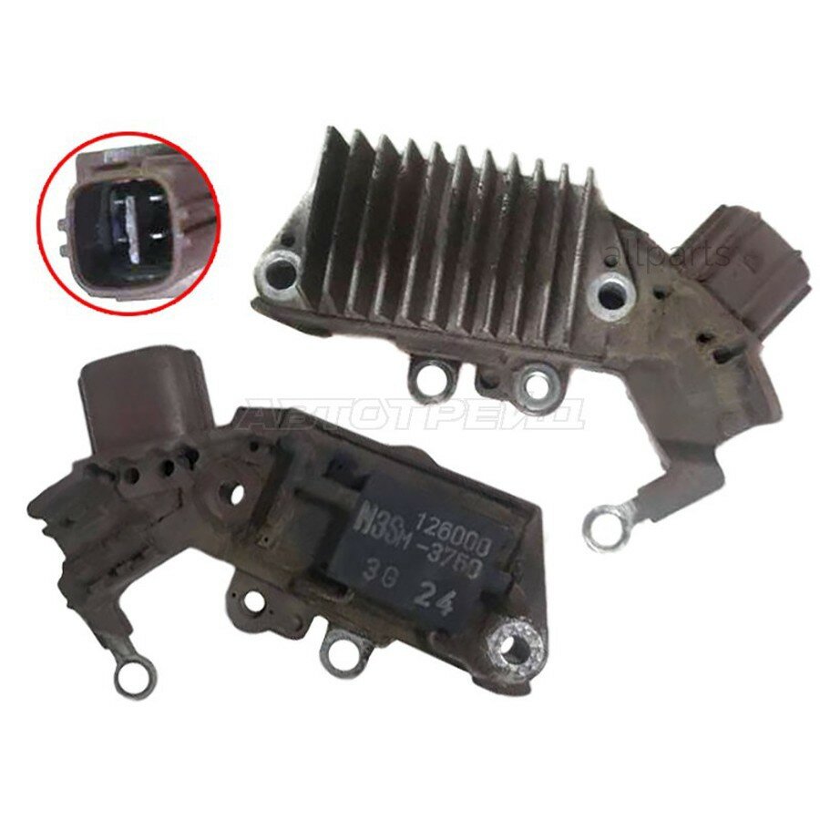 SAT ST-235-0019 Реле-регулятор напряжения генератора TOYOTA COROLLA #E14# 07-/ISIS #M10 04-09/WISH 03- 1ZZFE/3ZZFE