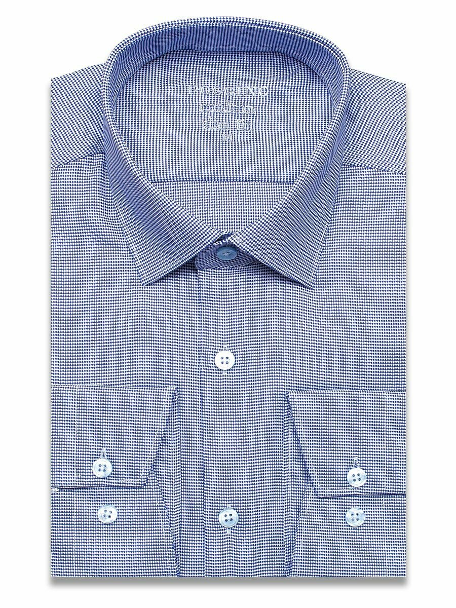 Рубашка POGGINO Non Iron приталенная с длинным рукавом